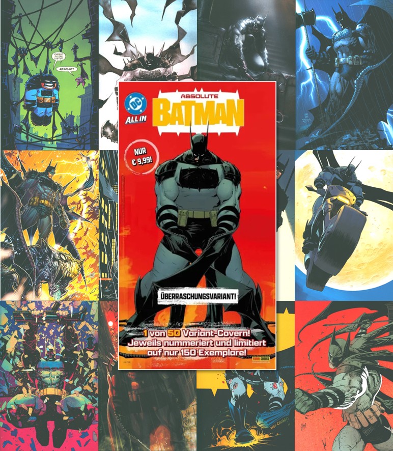 Absolute Batman 01 Überraschungsvariant Komplettset (alle 50 Variants ...